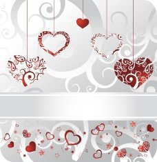 Hearts Banner free image download