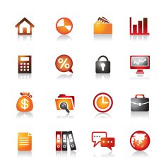 Business Colorful Icons free image download