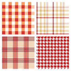 Red & white checks free image download