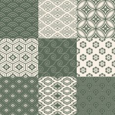 Seamless japanese traditional mesh pattern N2 free image download