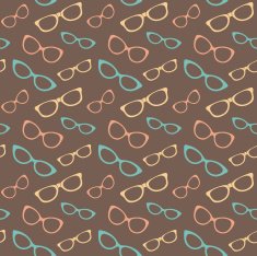Seamless eyeglasses pattern N2 free image download