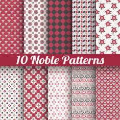 Noble elegant vector seamless patterns (tiling) N4 free image download