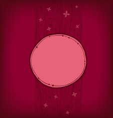 Maroon round banner free image download