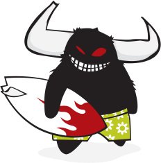 Demon surfer free image download