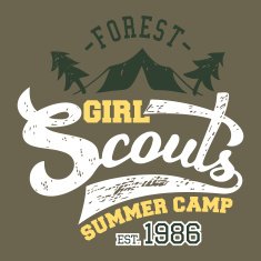 Girl Scouts summer camp t-shirt N2 free image download