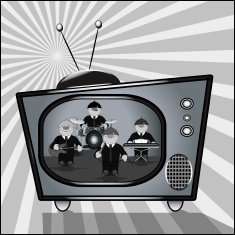 RETRO TV POP STARS free image download