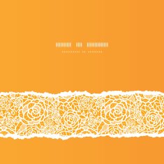 Golden lace roses torn square seamless pattern background free image ...