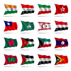 World flags waving N9 free image download