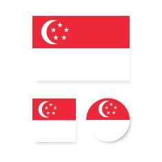 Singapore Flag N7 free image download