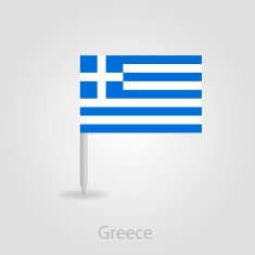 Greece flag pin map icon vector illustration N2 free image download