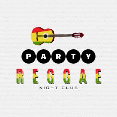 Reggae party insignia and labels for any use N2 free image download