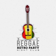 Reggae party insignia and labels for any use N3 free image download
