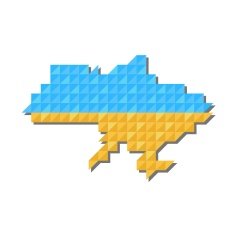 Map of Ukraine vector free image download
