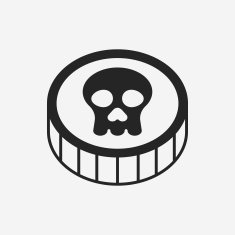 Pirate coin icon N5 free image download