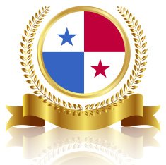 Panama flag frame free image download