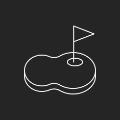 Golf court line icon N2 free image download