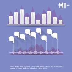 Elements for infographic Interactive chart with figures N7 free image ...