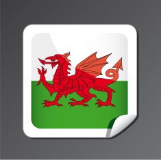 Wales flag icon free image download