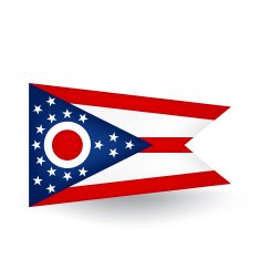 Ohio State Flag free image download