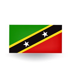 Flag of Saint Kitts and Nevis N7 free image download