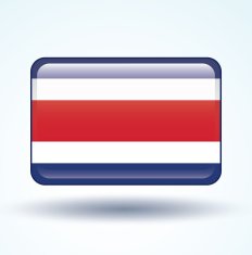 Flag of Costa rica vector illustration N7 free image download