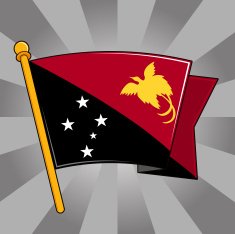 Flag of Papua New Guinea N7 free image download