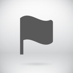 Flat Flag Sign Vector Symbol Background free image download