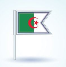 Flag of Algeria vector illustration N3 free image download