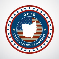 Vintage label Ohio N2 free image download