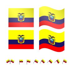 Ecuador Flags free image download