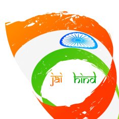 Wave style indian flag N7 free image download