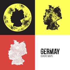 Germany Grunge Retro Map free image download