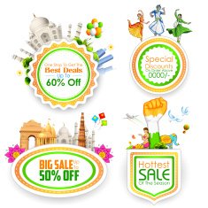 Indian theme Sale Badge free image download
