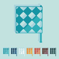 Flat design linesman flag N7 free image download