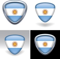 Argentinian Flag Crest free image download