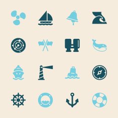 Nautical Icons - Color Series free image download
