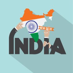 India Typography Design free image download