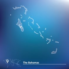 Map of Bahamas free image download