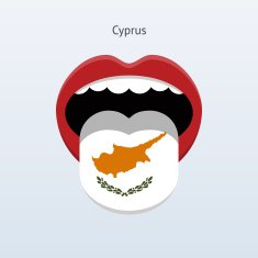 Cyprus language Abstract human tongue N2 free image download