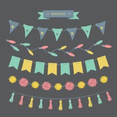 Buntings set N2 free image download