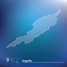 Map of Anguilla free image download