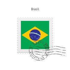 Brazil Flag Postage Stamp free image download