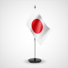 Table flag of Japan free image download