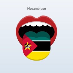 Mozambique language Abstract human tongue N2 free image download