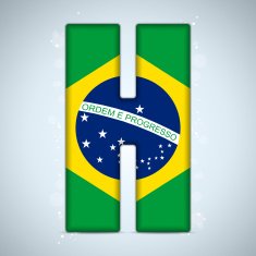 Brazil Alphabet Letters N13 free image download