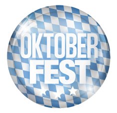 Bavaria Oktoberfest round button icon symbol design free image download