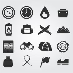 Camping Symbols N2 free image download