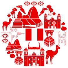 Peru icon set N2 free image download