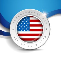 Independence day badge or label free image download