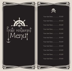 Pirate menu N3 free image download